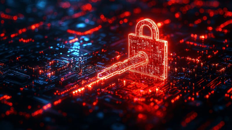 Digital Security stock illustration. Illustration of encryption - 335875504