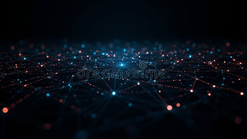 Neon Dot Matrix Background with Vibrant Mint Green and Magenta ...