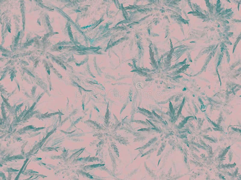 Futuristic Neon Negative Pink Color Background with Grass Leaves Stock ...