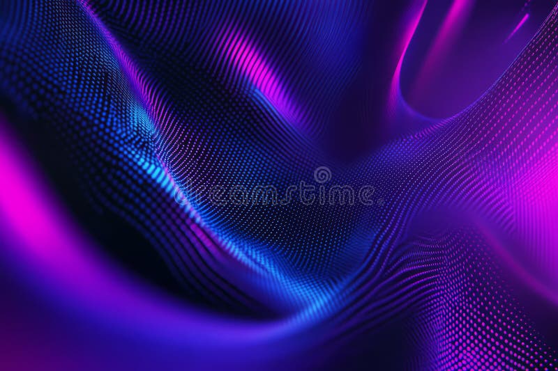 A Futuristic Neon Purple and Blue Abstract Background with Sleek High ...