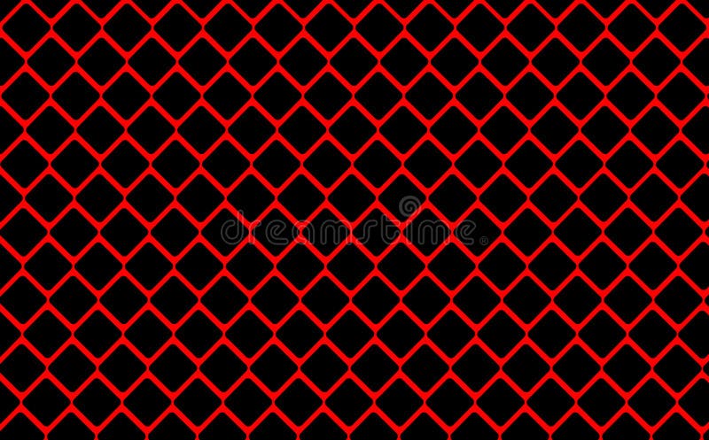 Futuristic Neon Red Vector Background with Black Tiles Stock ...