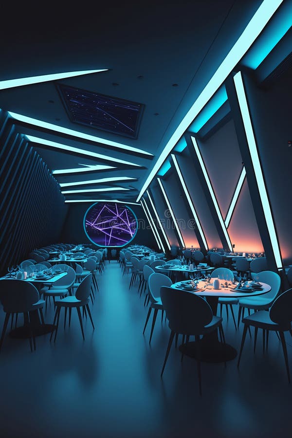 Futuristic Cafe Stock Illustrations – 1,481 Futuristic Cafe Stock ...