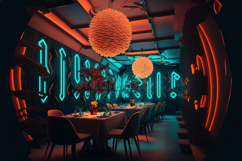 Futuristic Cafe Stock Illustrations – 1,481 Futuristic Cafe Stock ...