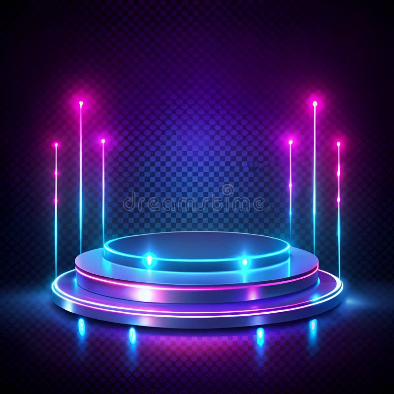Neon Product Platform Stock Illustrations – 26,224 Neon Product ...