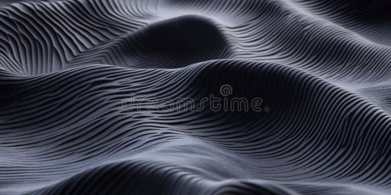 A Futuristic Neoprene Fabric Texture Background in Matte Charcoal Gray ...