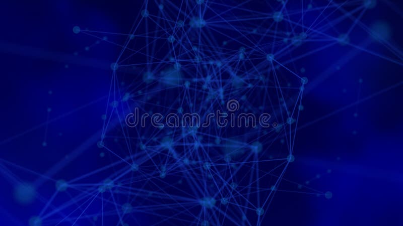 Futuristic Network Background Stock Illustration - Illustration of ...