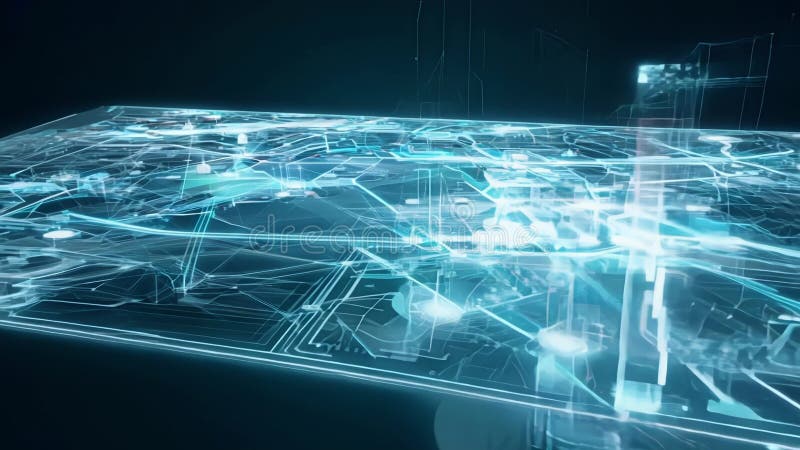Futuristic Network Connectivity Visualization in Cyber Technology Lab ...