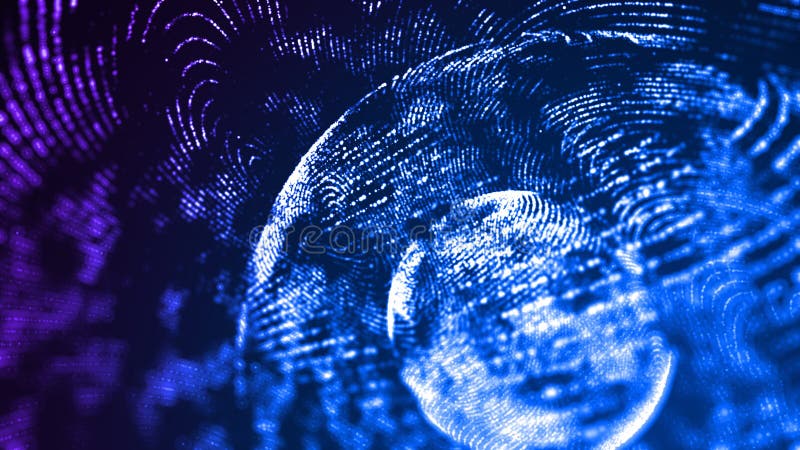 Futuristic Network and Technology Global Abstract Background Stock ...