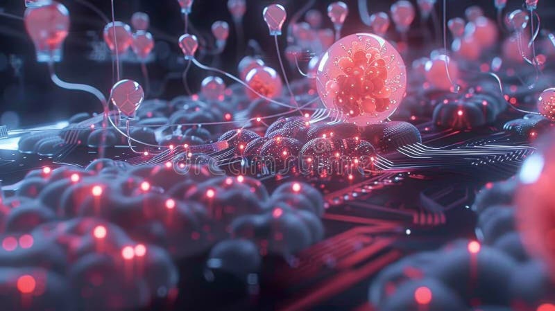 Futuristic Neural Network Concept with Glowing Nodes Stock Image ... Futuristic Neural Network Concept with Glowing Nodes Stock Image ...