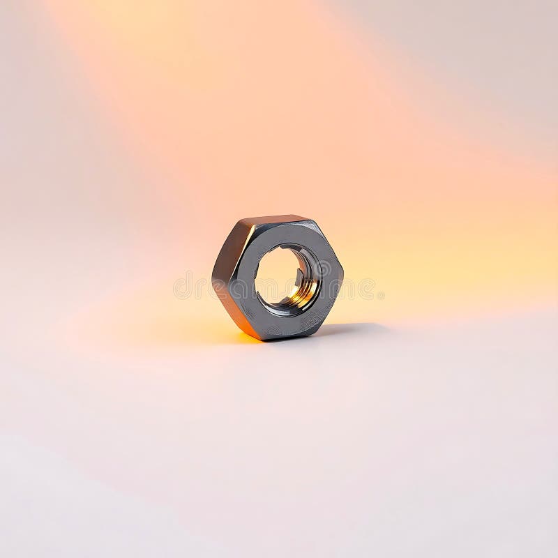 Futuristic Nut and Bolt stock illustration. Illustration of manufacture ...