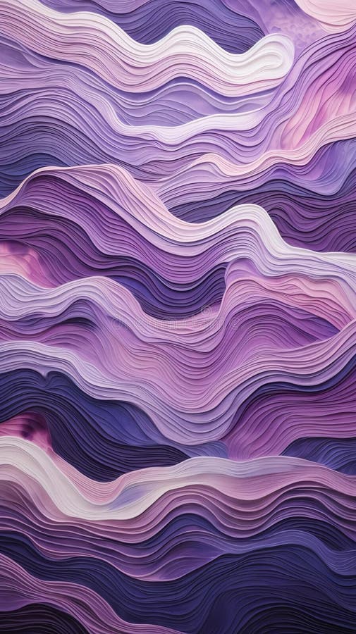 Futuristic Oceanic Landscape with Biomorphic Abstraction Patterns Stock ...