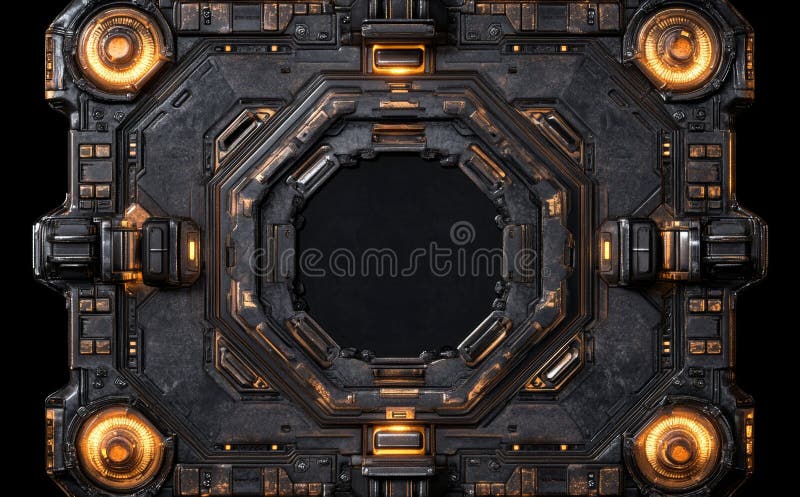 This Futuristic Octagonal Frame Features Illuminated Edges and Displays ...