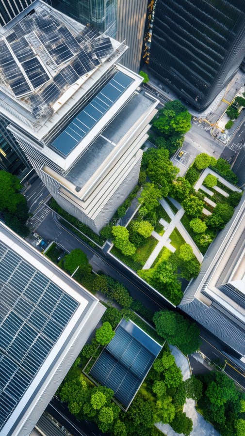 Futuristic Office Blends Solar Tech and Greenery for Sustainability ...