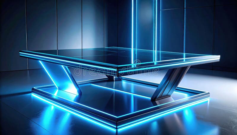 Futuristic Office Building Interior Featuring a Stock Image - Image of ...