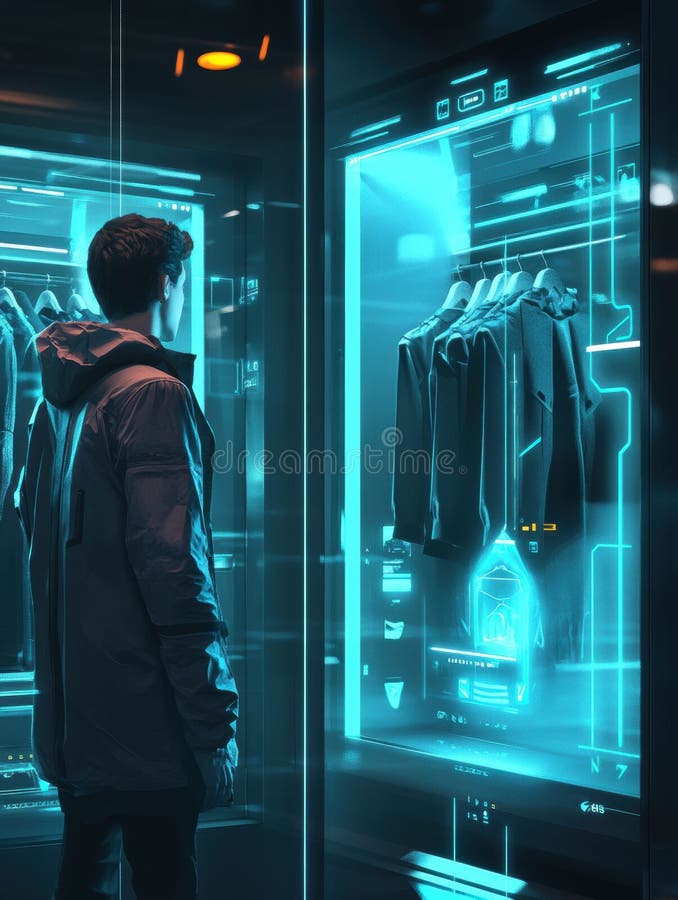 Futuristic Online Shopping Experience in a Virtual Dressing Room with ...