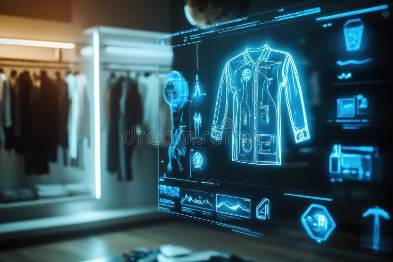 Futuristic Online Shopping Experience Virtual Dressing Room Advanced ...