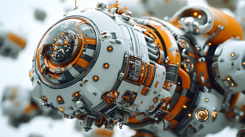 AI-Generated Futuristic Orb Stock Photo - Image of futuristic, craft ...