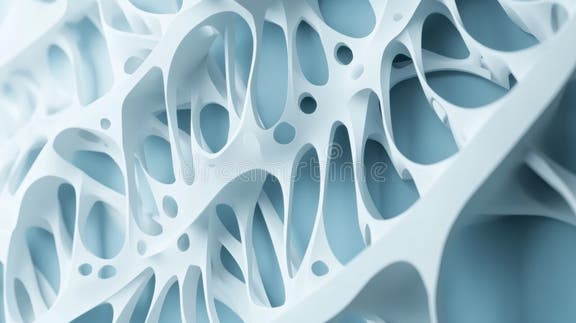 Futuristic Paper Cut Background Featuring Molecular Structures and ...