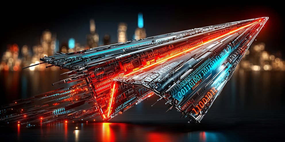 Binary Code Lights Stock Illustrations – 5,583 Binary Code Lights Stock ...