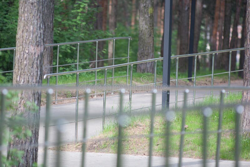 Futuristic Park Path, Park Path, Forest Path, Walking Paths with ...