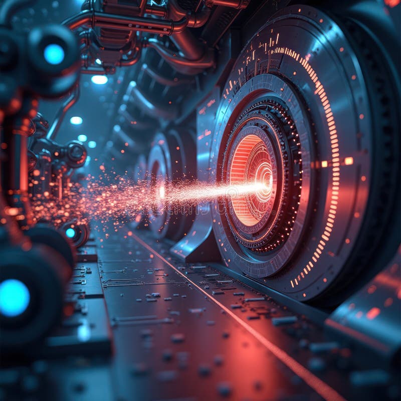 Futuristic Particle Accelerator System Shows High-energy Collisions ...