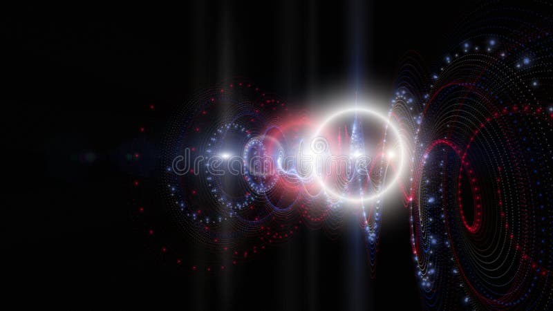 Futuristic Particle Background Design Stock Illustration - Illustration ...
