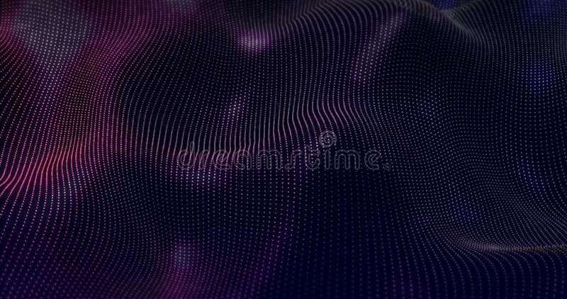 Futuristic Particles Wave Abstract Background - Creative Design Element ...