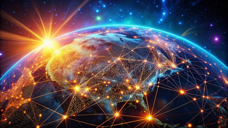 A Futuristic Perspective on Global Interconnectivity Drone Photography ...