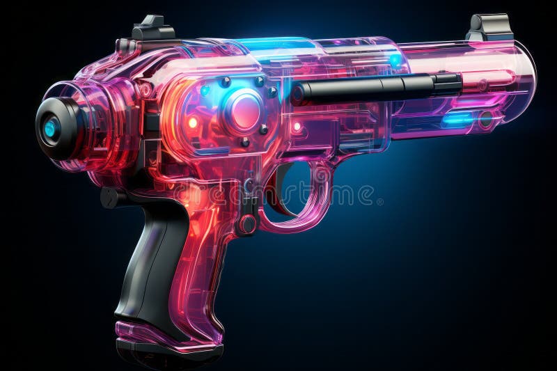 Plasma gun ai generated stock illustration. Illustration of video ...