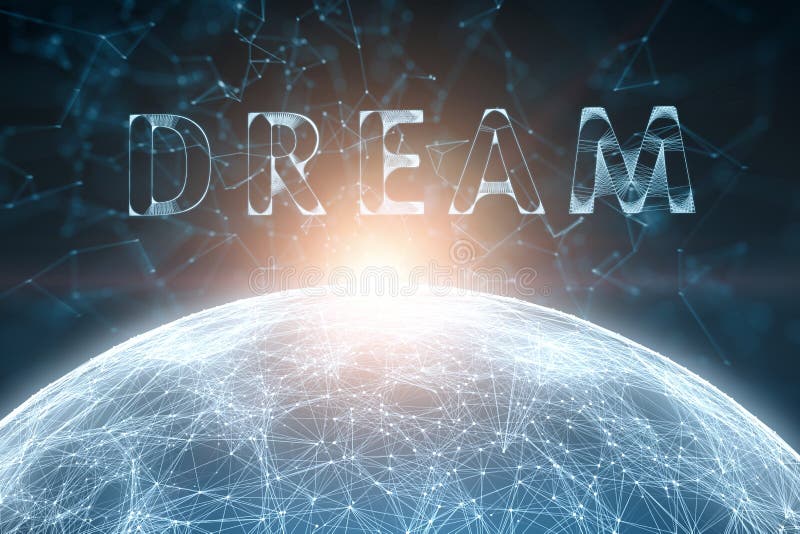 Dream Word Art stock photo. Image of dream, alpha, letter - 13385800