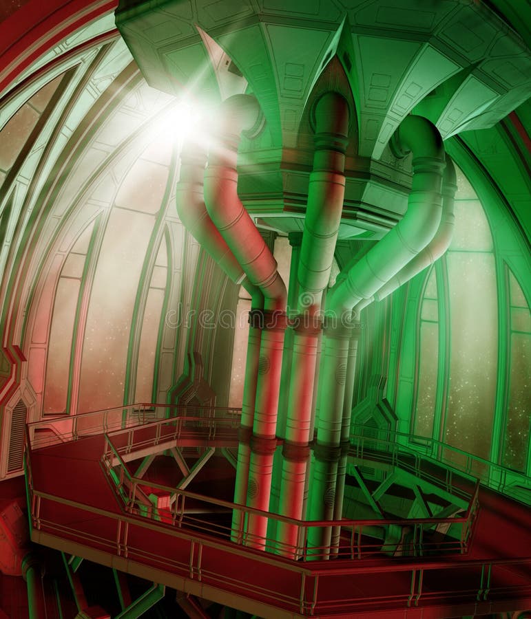 Futuristic platform stock illustration. Illustration of futuristic ...