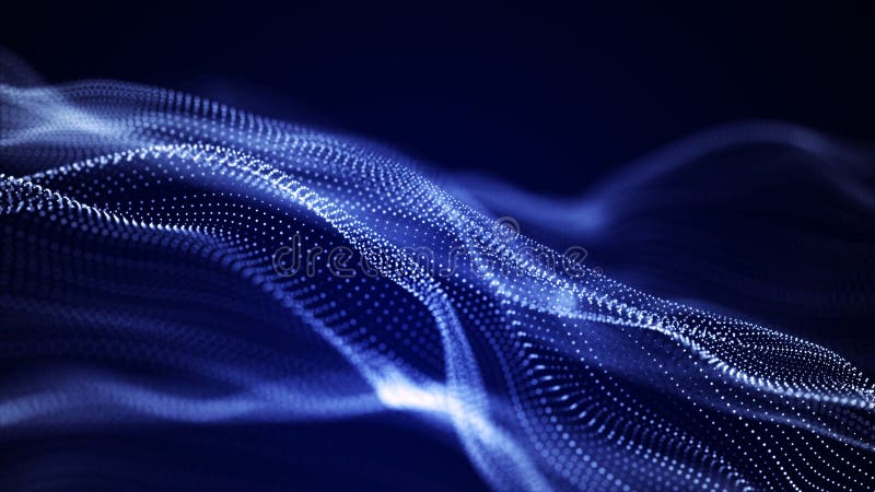 Futuristic Point Wave. Abstract Background with a Dynamic Wave ... Futuristic Point Wave. Abstract Background with a Dynamic Wave ...