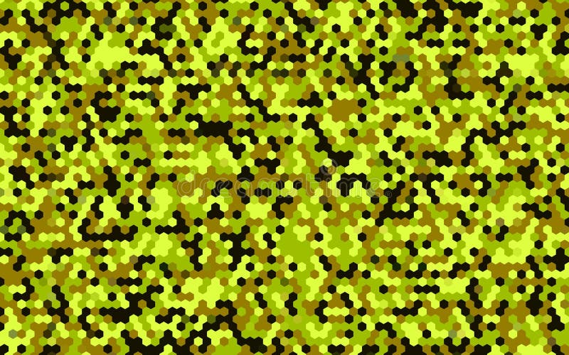 Futuristic Yellow Polka Dot Pattern Illustration Background. Stock ...