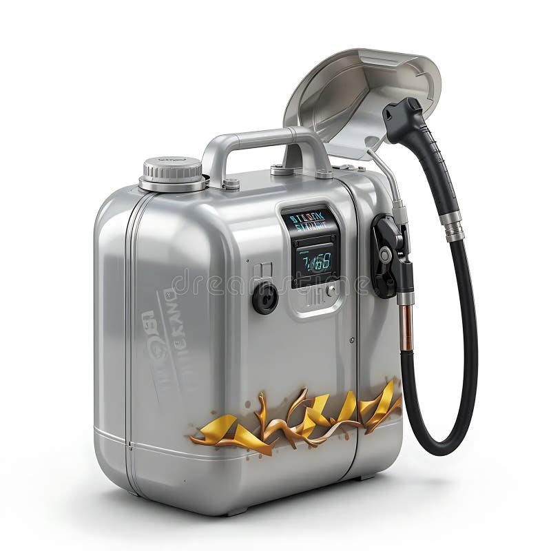 Futuristic Portable Fuel Cell Design Displaying Energy and Power ...