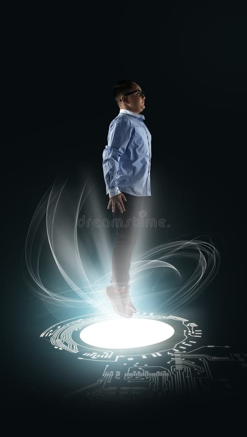 The Futuristic portal stock photo. Image of database - 197932808