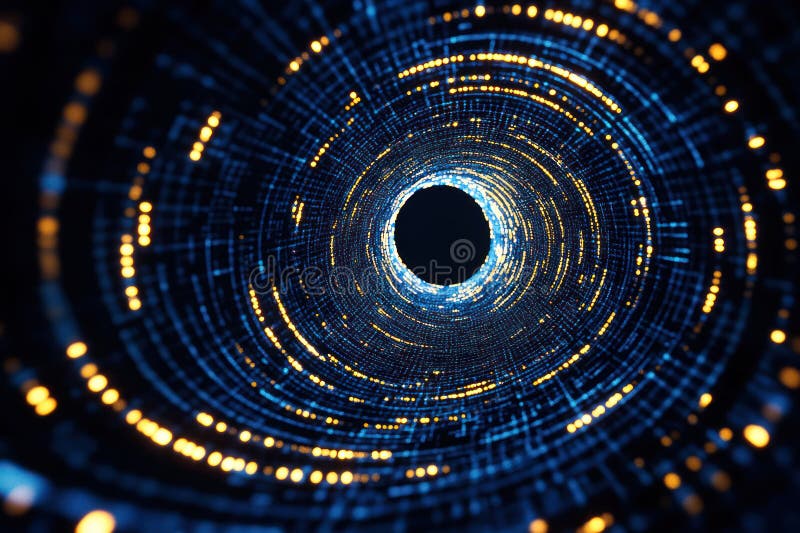 Futuristic Portal Elements Set for Sci-Fi Designs Stock Illustration ...