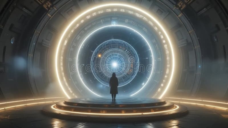 Futuristic Dimensional Portal 4K - Sci-Fi Gateway for Tech ...