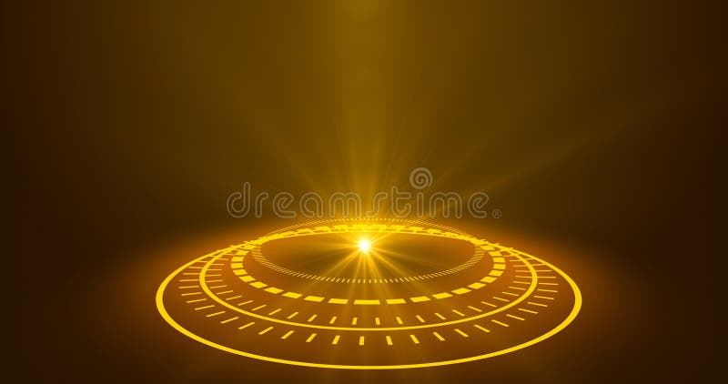 Futuristic Portals, Magic Hologram Display Technology Spotlight User ...