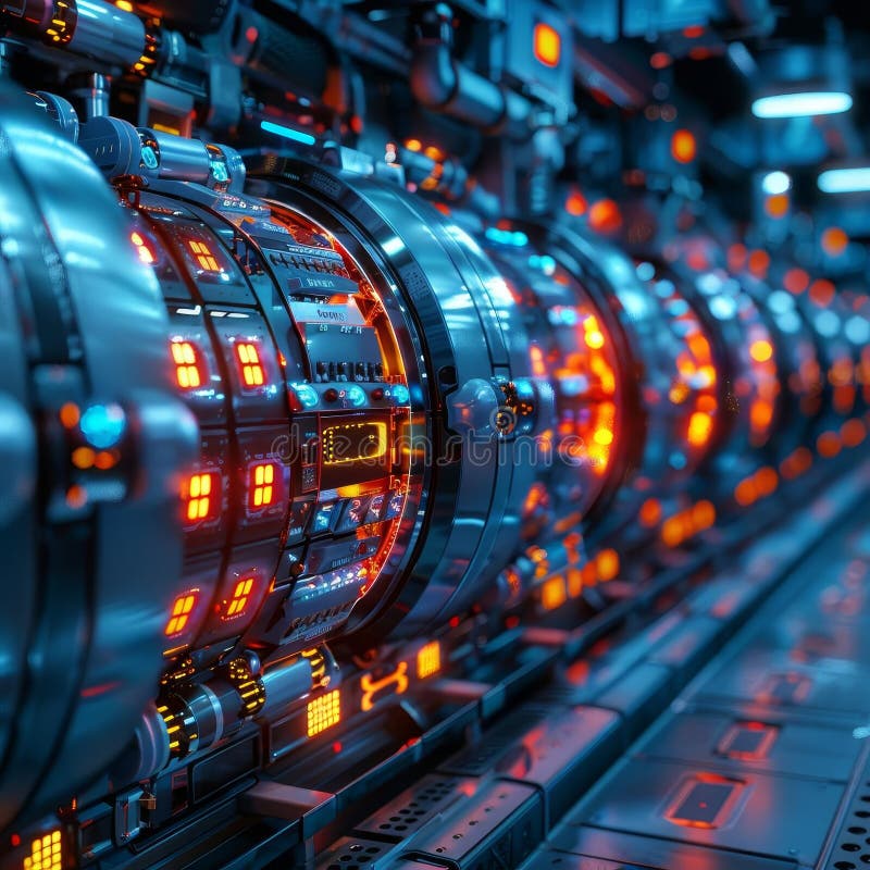 Futuristic Power Generator with Sleek Design and Advanced Technology ...