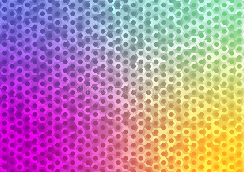 Futuristic Presentation Colorful Dot Pattern Geometric Light Background ...