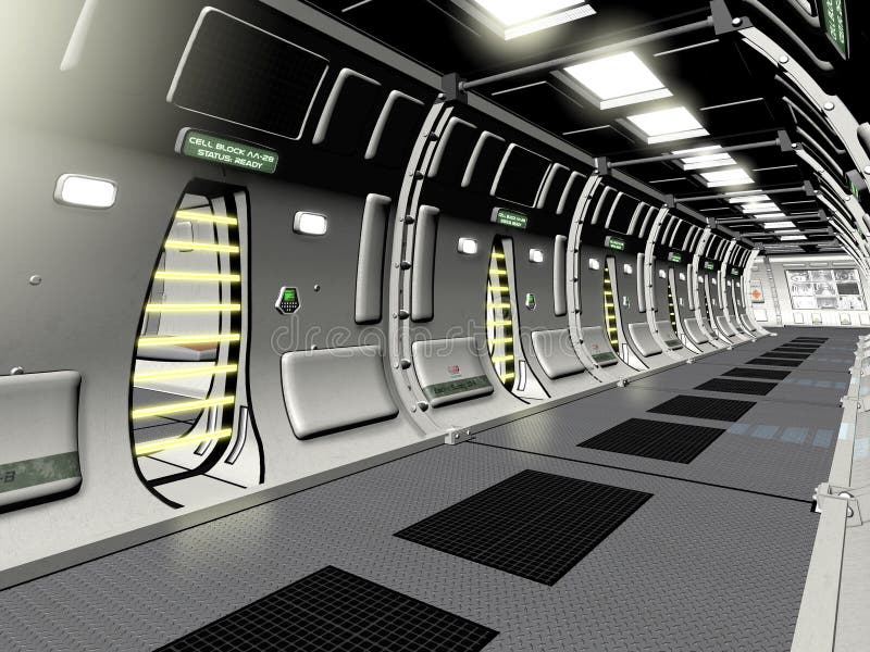Futuristic Prison Cell Stock Illustrations – 62 Futuristic Prison Cell ...