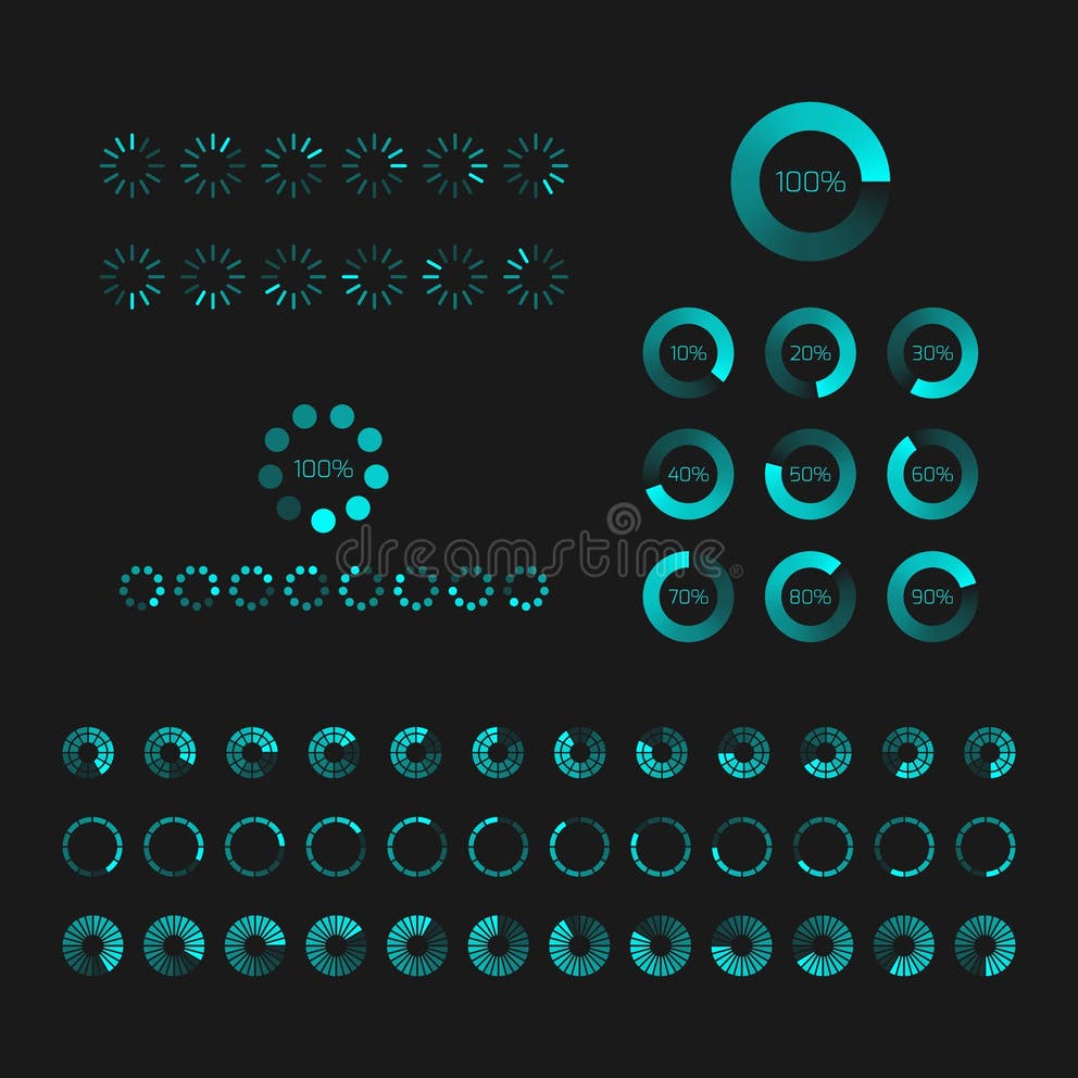 Circle Progress Bar Template Stock Illustrations – 13,214 Circle ...