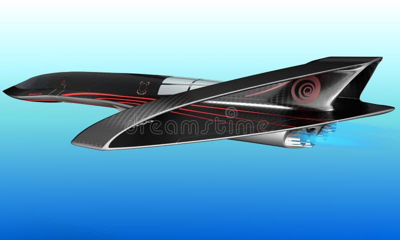 A Futuristic Project of a Supersonic Passenger Business Jet is Designed ...