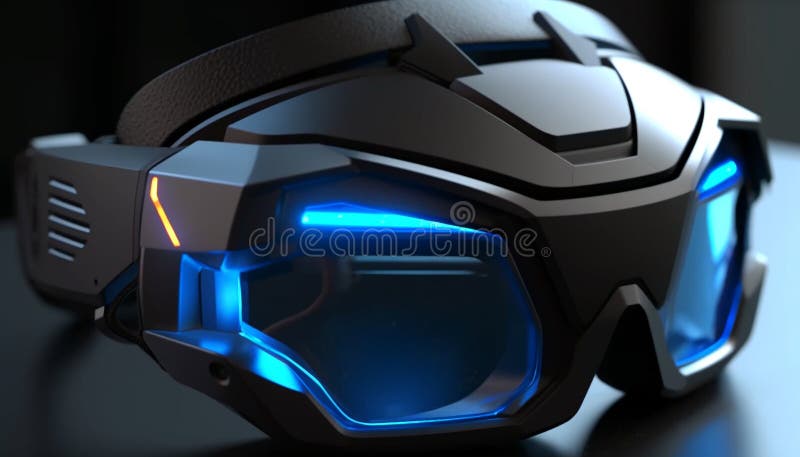 Futuristic Protective Eyewear for Virtual Reality Adventure and Sports ...