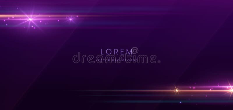Futuristic Purple Background with Lighting Effect. Speed Motion Concept ...