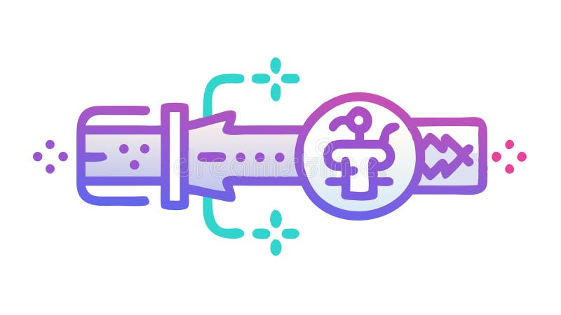 Futuristic Puzzle Key for Crypto and Cybersecurity Access Concepts ...