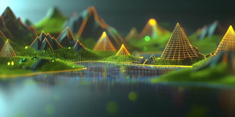 Wireframe Pyramids Stock Illustrations – 104 Wireframe Pyramids Stock ...