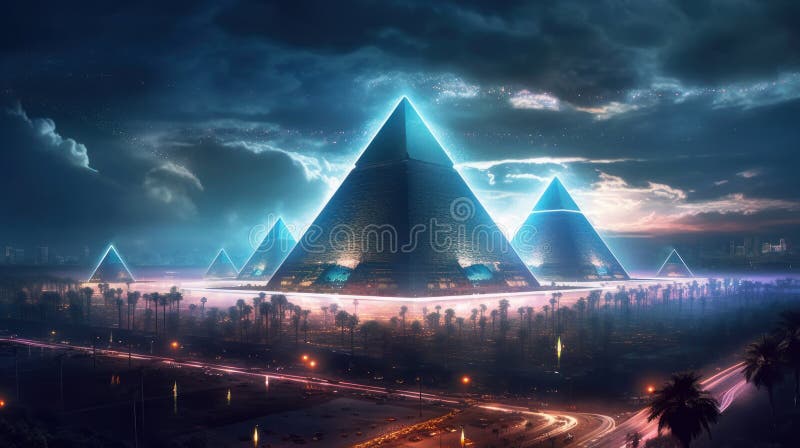 Futuristic Egypt Stock Illustrations – 519 Futuristic Egypt Stock ...