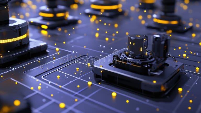 Futuristic Quantum Computing Processing Data Complex Algorithms Stock ... Futuristic Quantum Computing Processing Data Complex Algorithms Stock ...