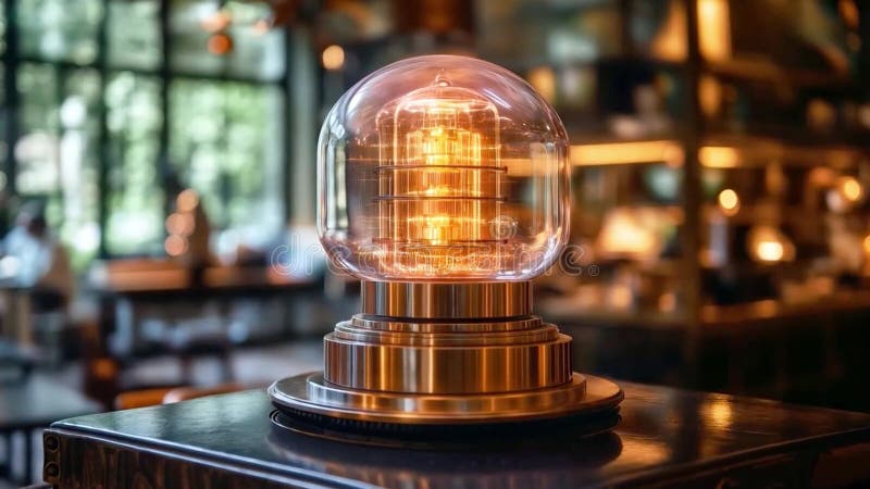A Futuristic Quantum Computing Device is Showcased Inside a Stylish ...